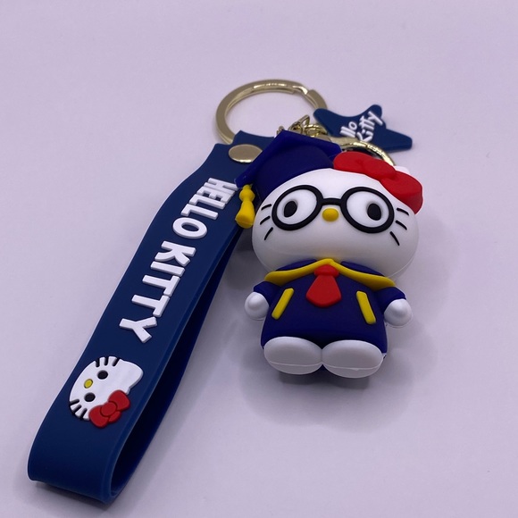 Hello Kitty | Accessories | Hello Kitty Graduate Cap Gown Keychain ...